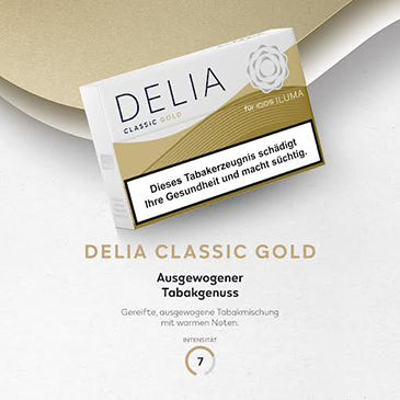 Neu: DELIA Tabaksticks für IQOS ILUMA | 20 Sticks ab 7